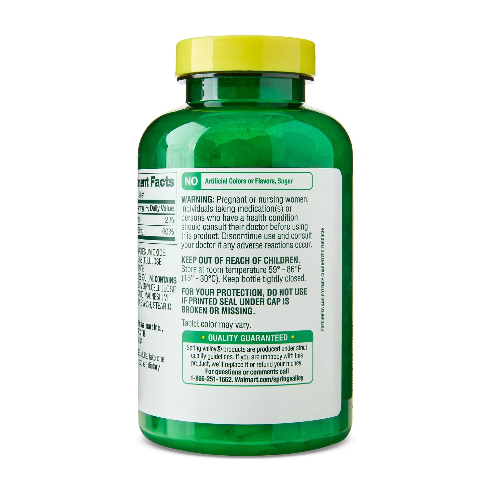 Magnesium tablets for everyday health