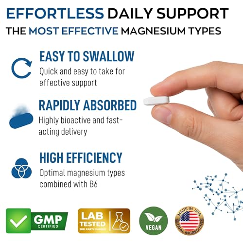 Magnesium tablets for improved sleep quality