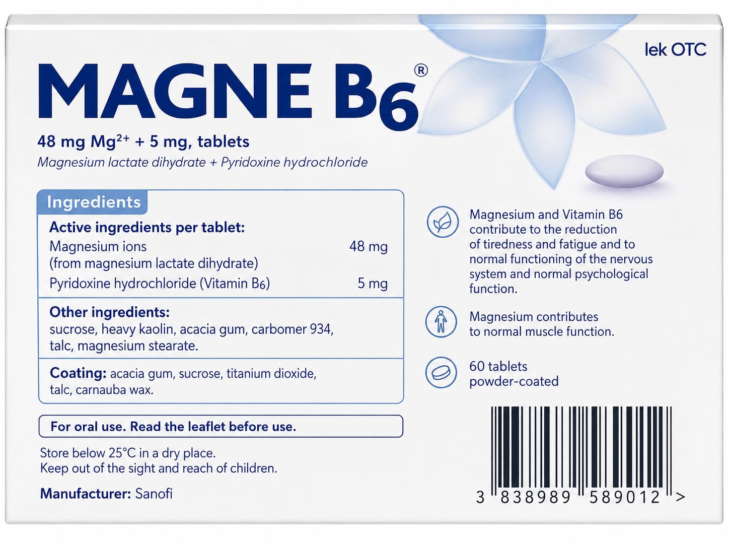 magnesium tablets for muscle support