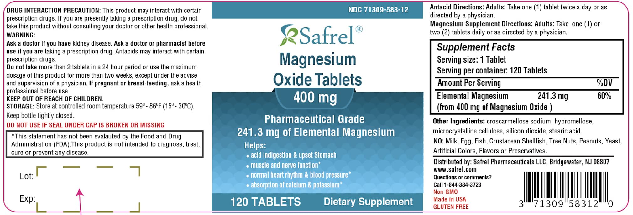 magnesium tablets for overall health