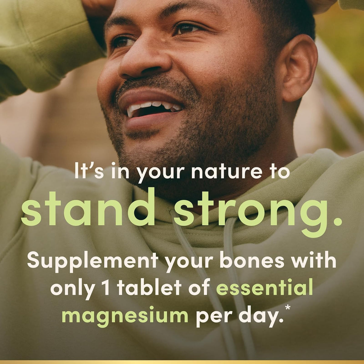 Magnesium tablets for stress relief