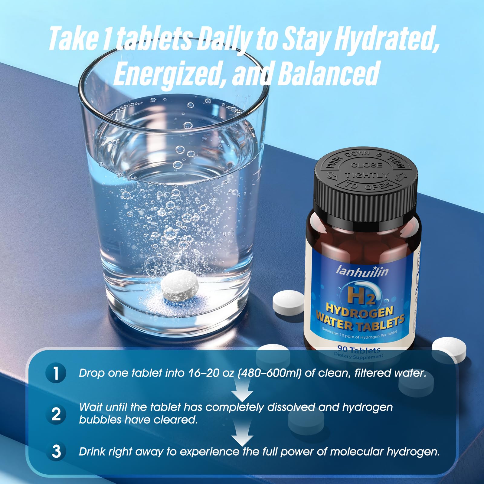 Magnesium tablets for stress relief