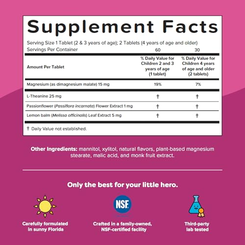 magnesium tabs for calm and focus