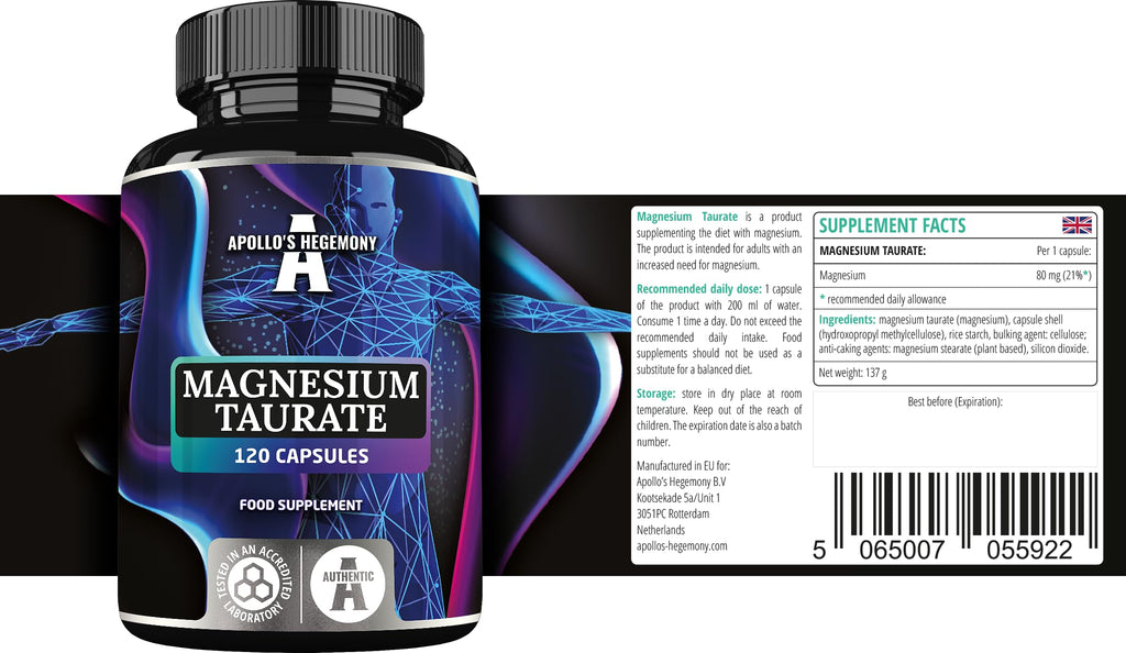 magnesium taurate for nerve support