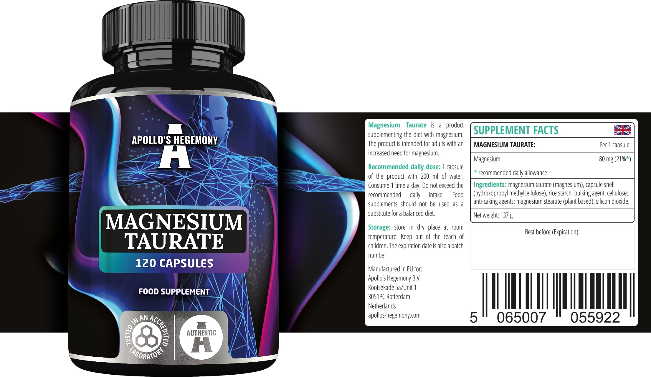 magnesium taurate for nerve support