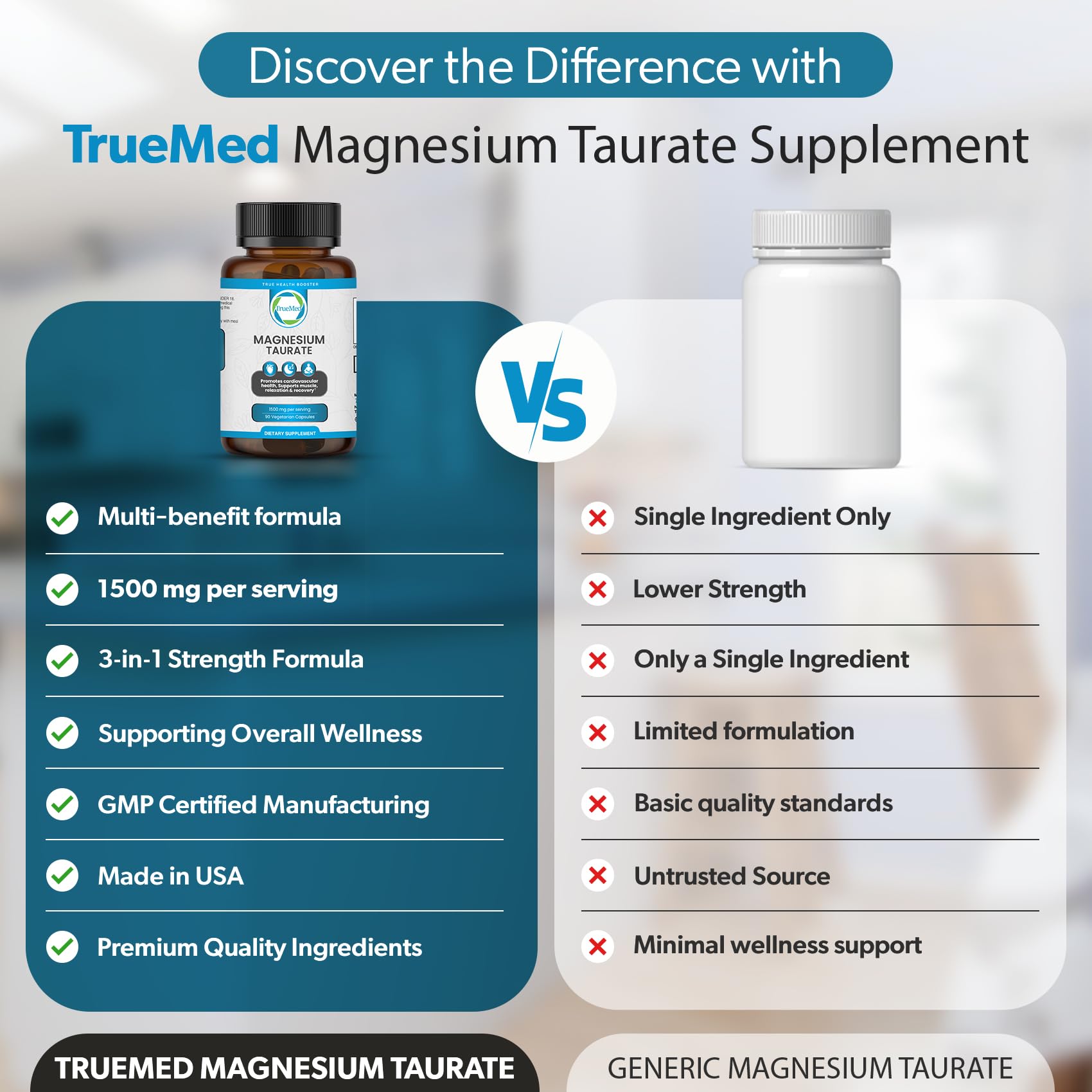 Magnesium Taurate for stress relief