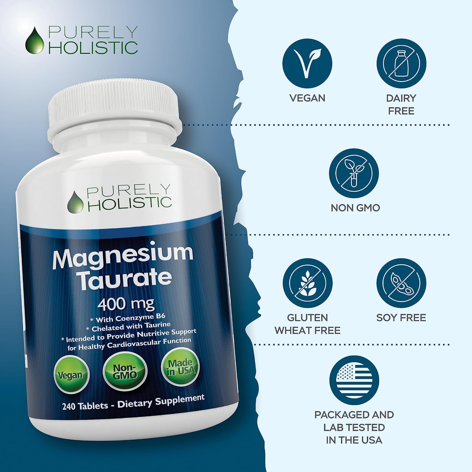 magnesium taurate supports heart health