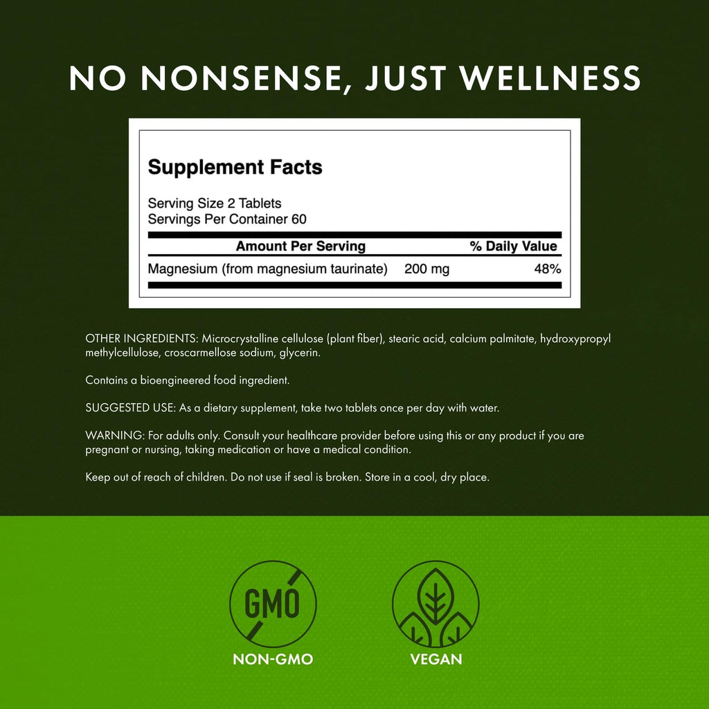 magnesium taurate supports muscle function