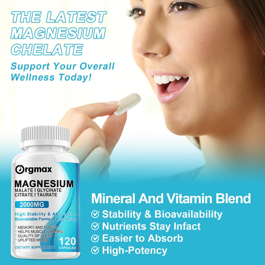 Magnesium taurinate for heart health
