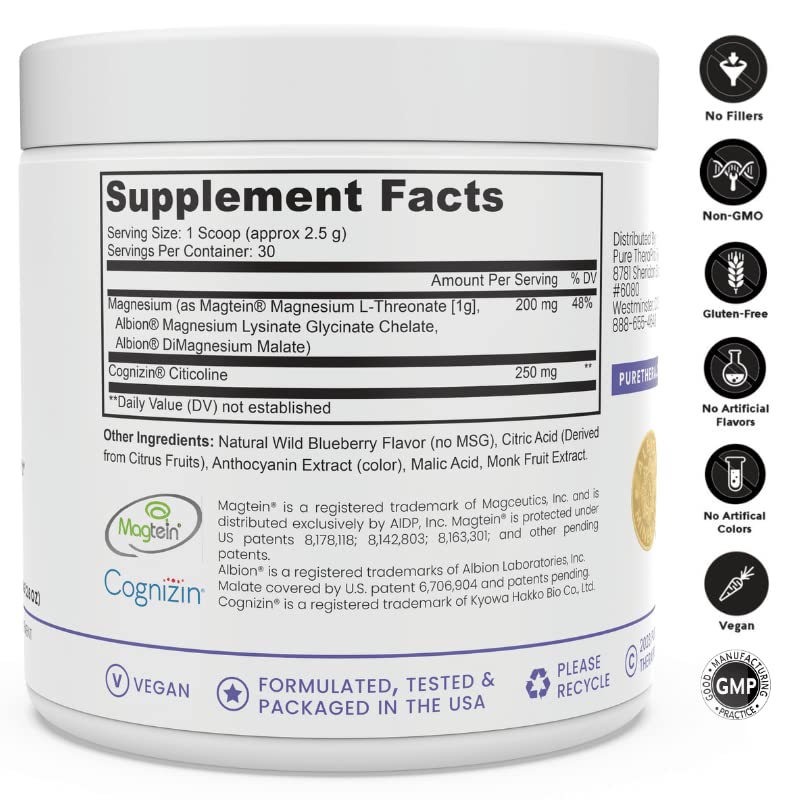 Magnesium threonate for cognitive health