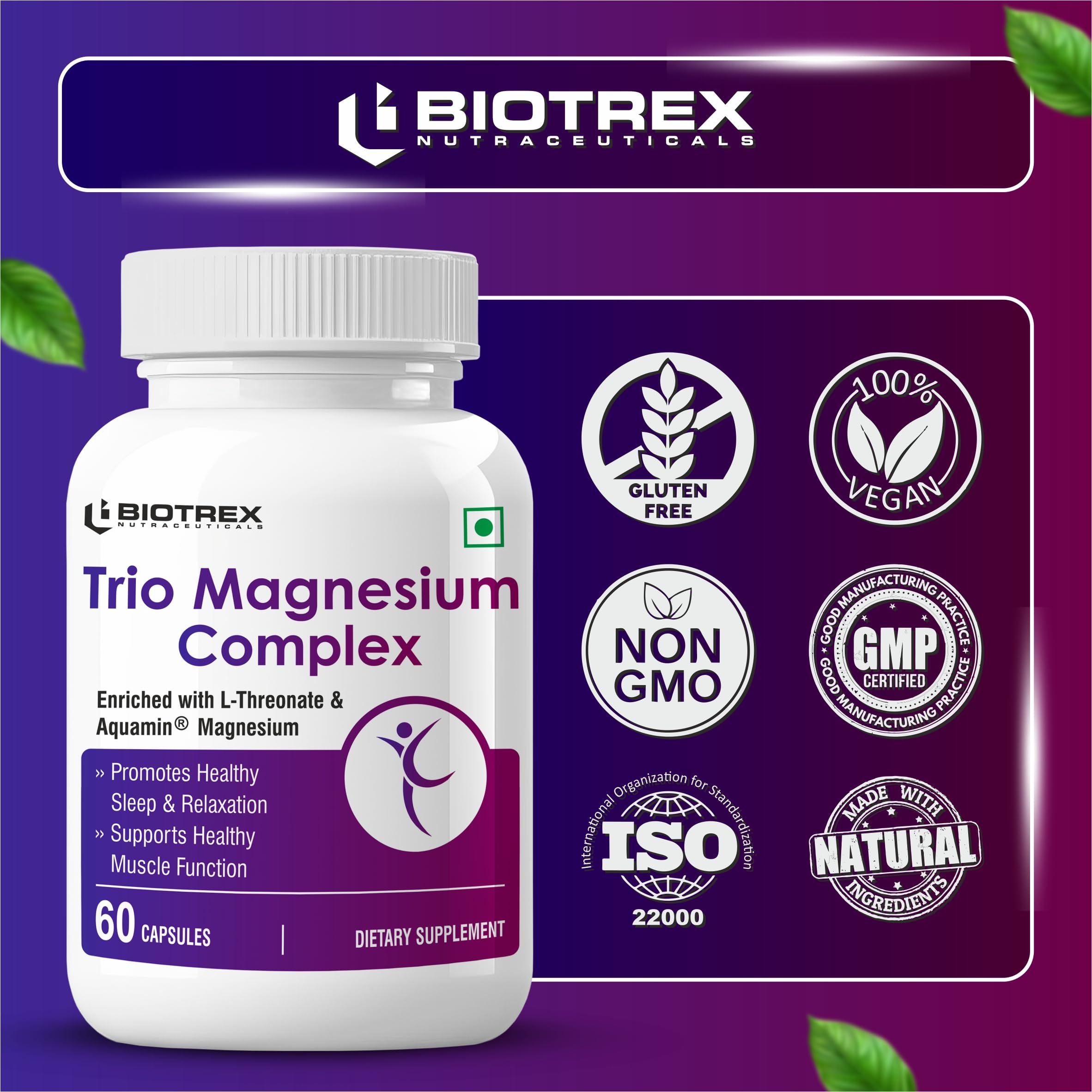 Magnesium threonate for cognitive support