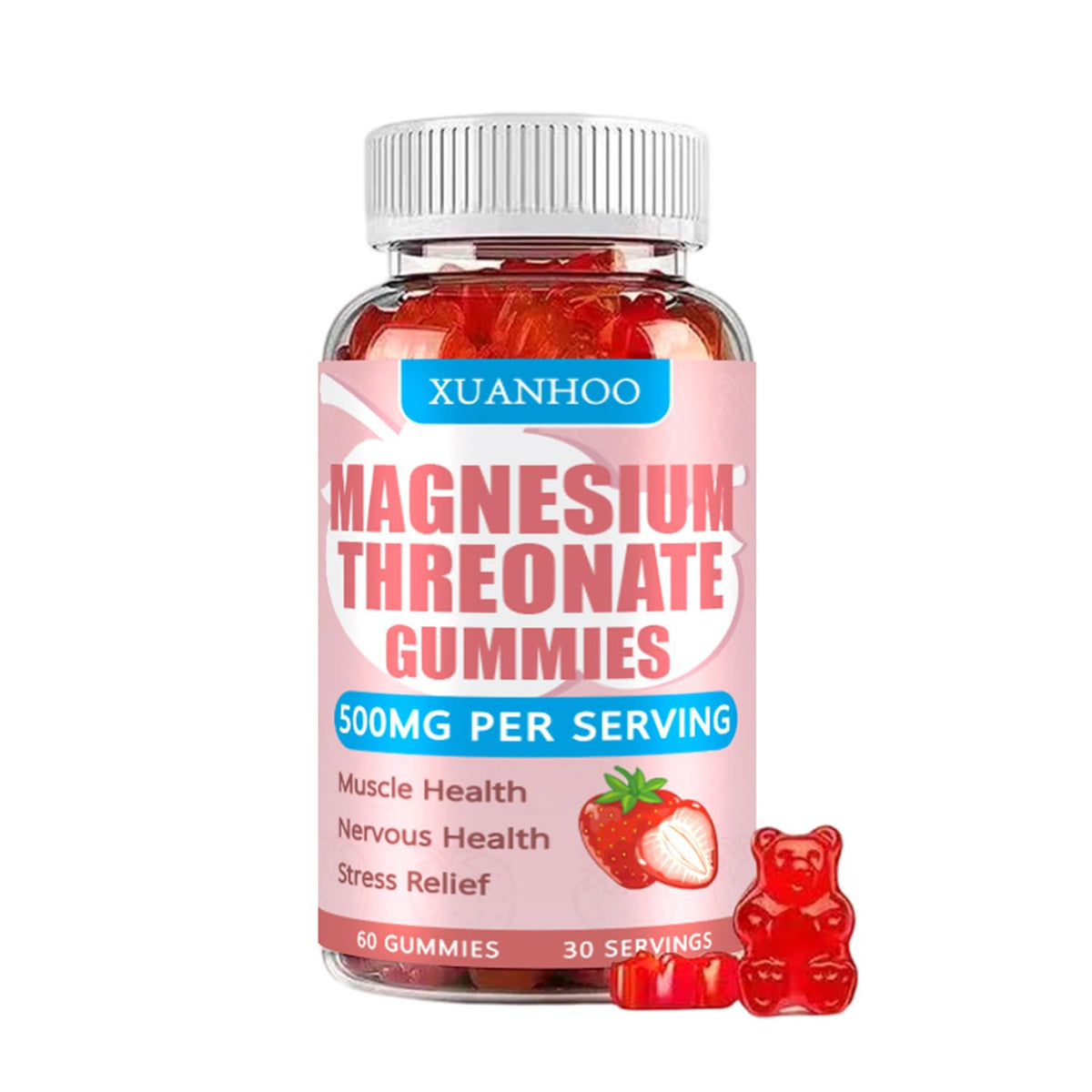 Magnesium threonate gummies for relaxation