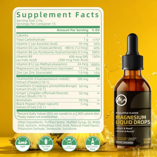 magnesium with chamomile and ginger
