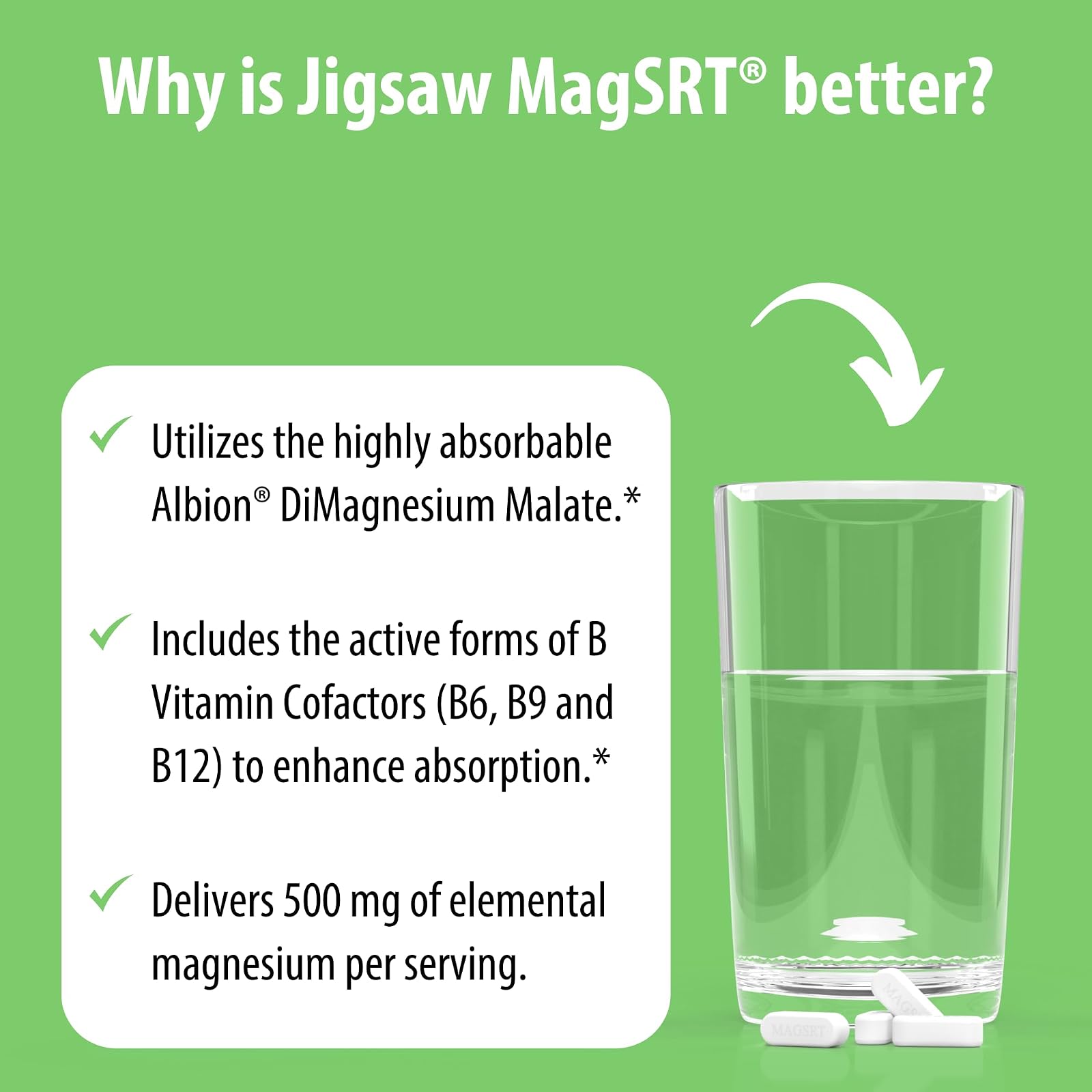 Magnesium with folate and B12 benefits
