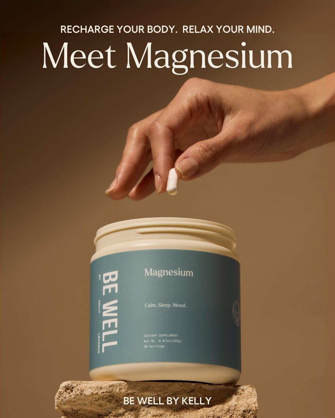 Magnesium with GABA for stress relief