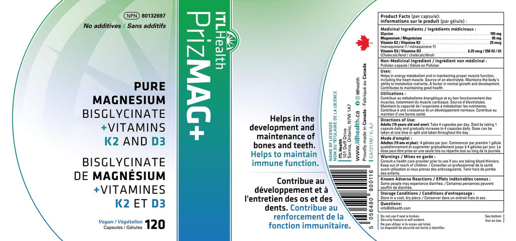 magnesium with K2 for bone strength