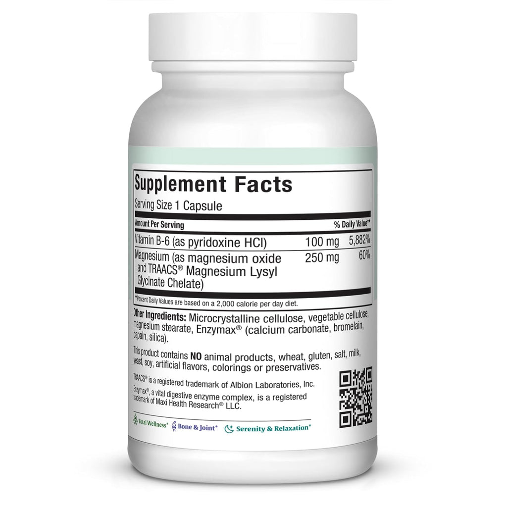 Magnesium with vitamin B6 for energy support