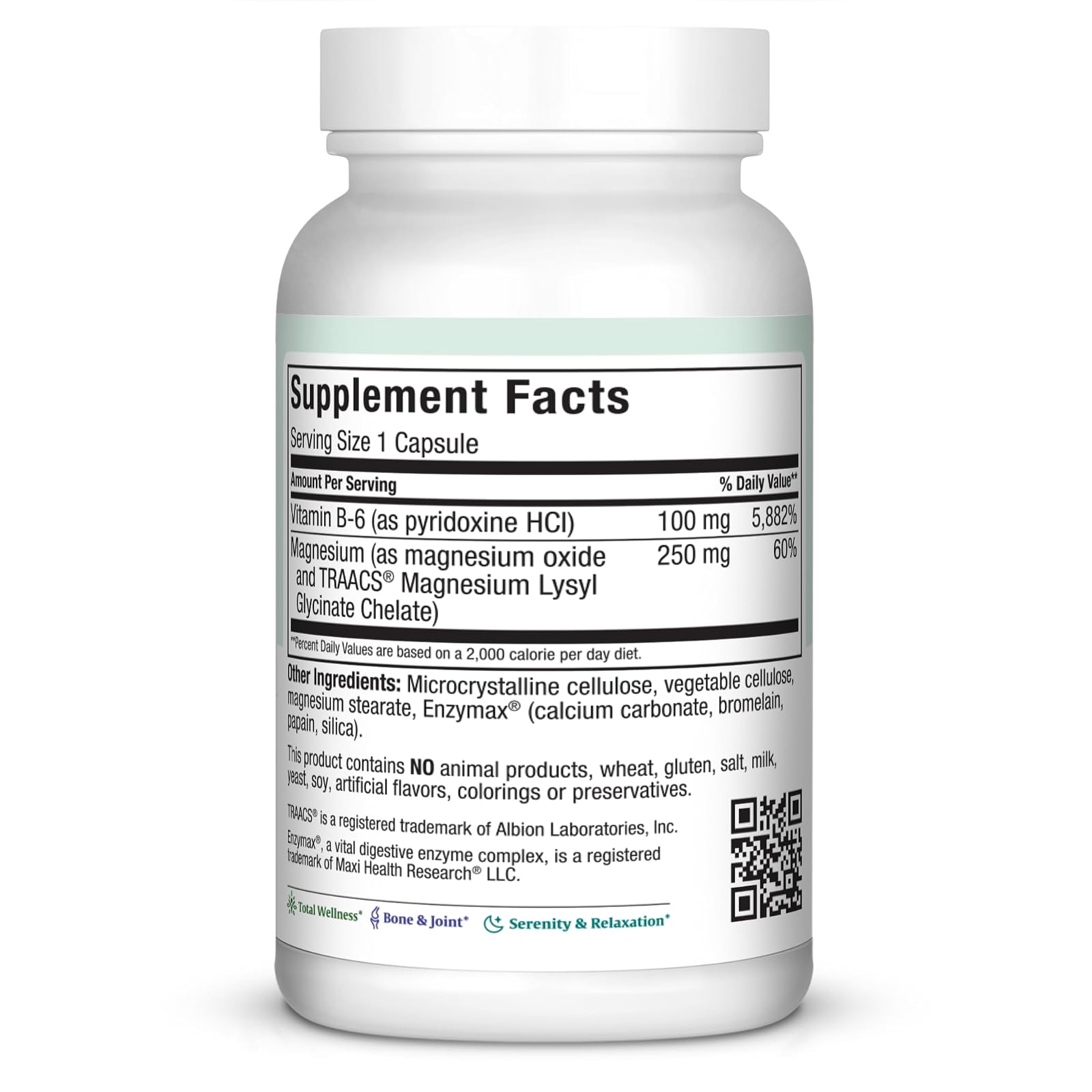 Magnesium with vitamin B6 for energy support