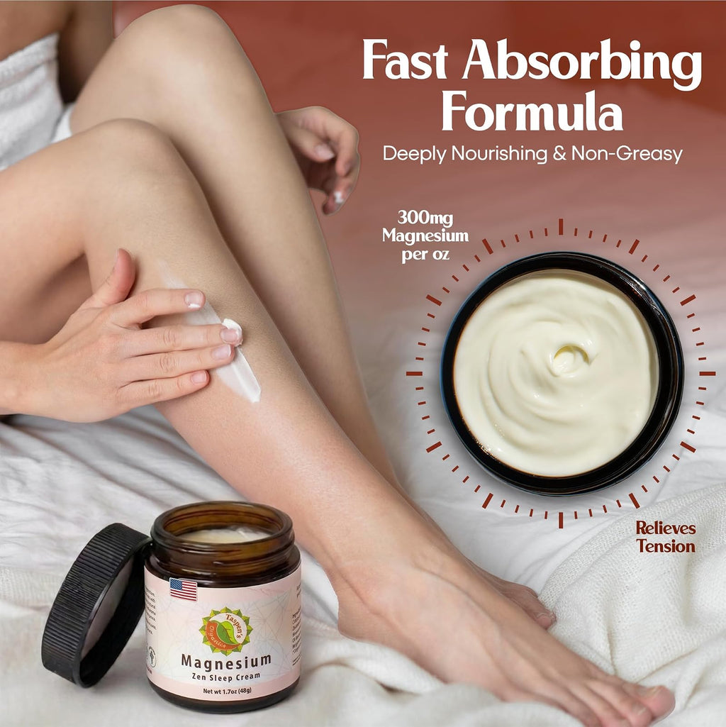 magnesium zen cream for restful sleep