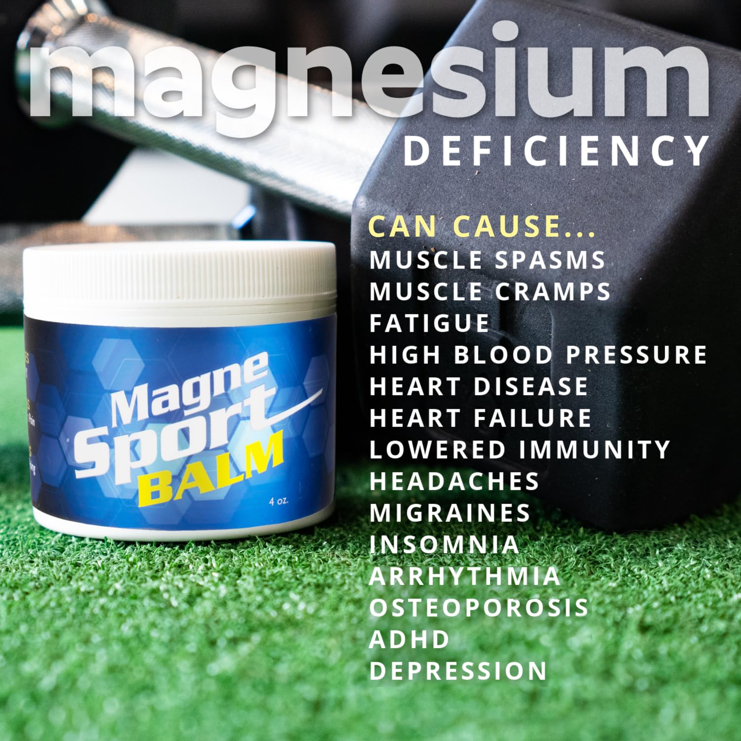 MagneSport topical balm for muscle relaxation