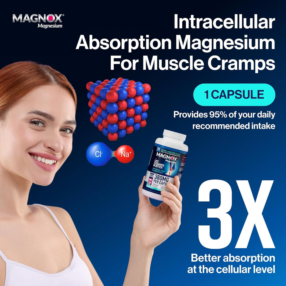 MAGNOX magnesium bisglycinate for muscle health