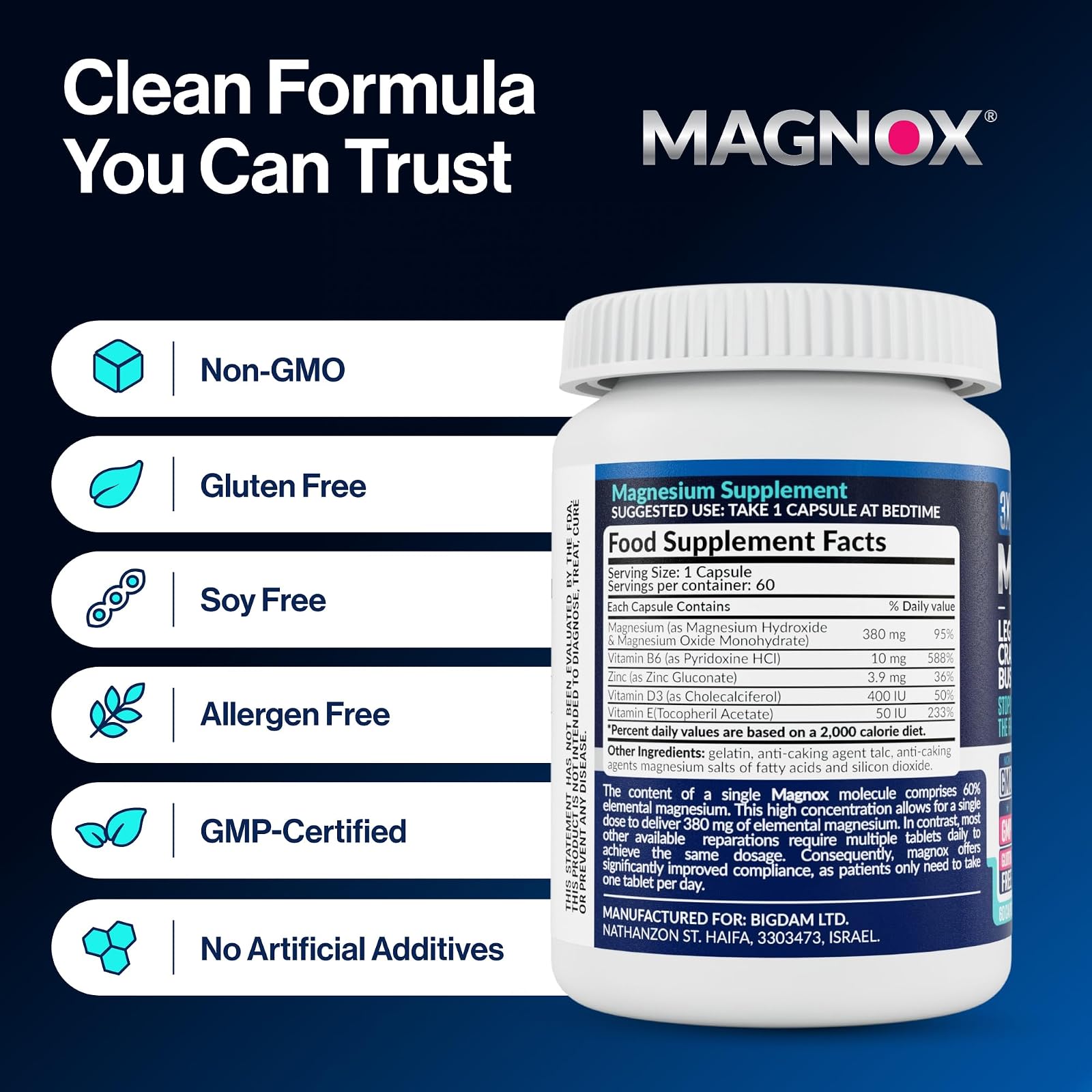 MAGNOX magnesium citrate for energy