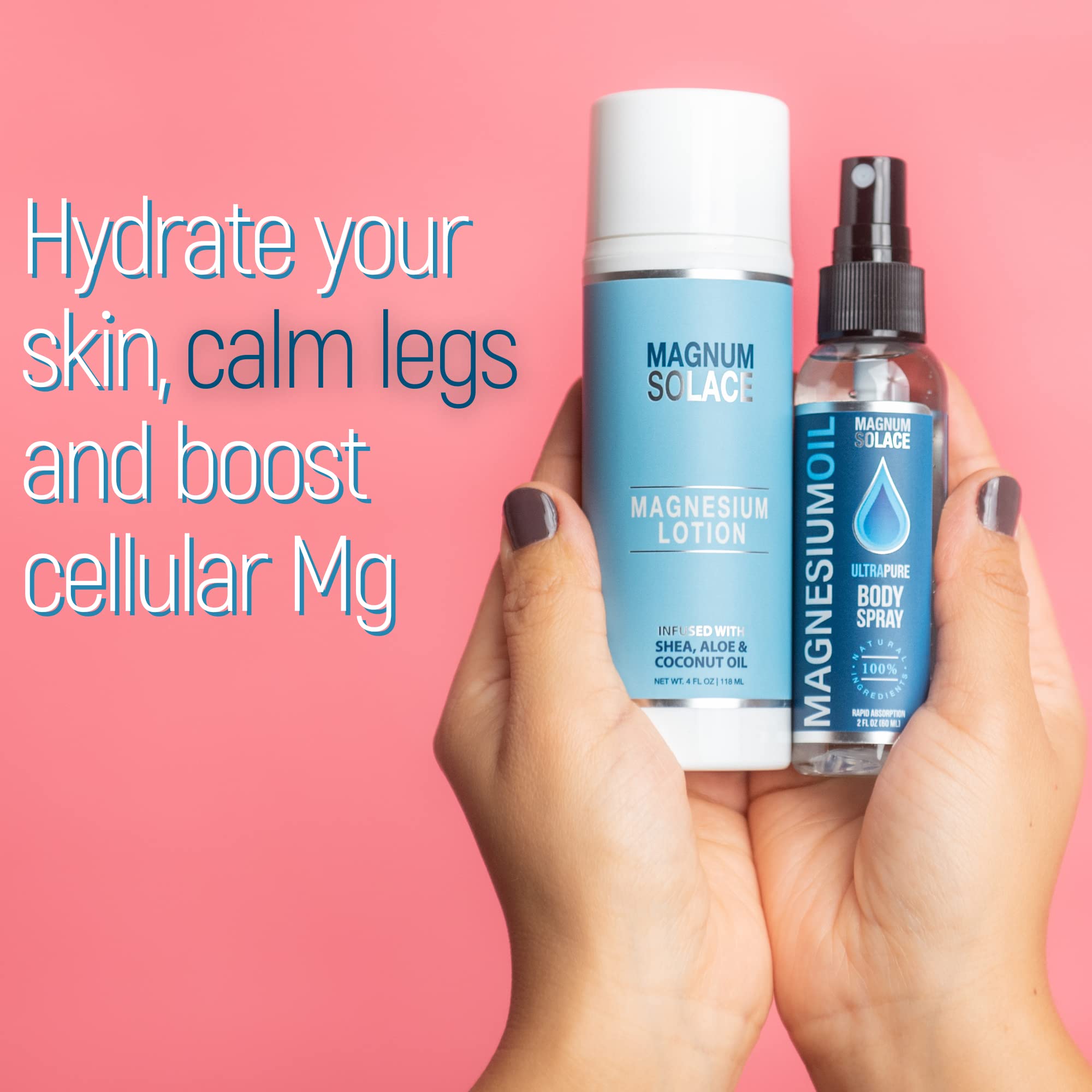 Magnum Solace magnesium cream for stress relief