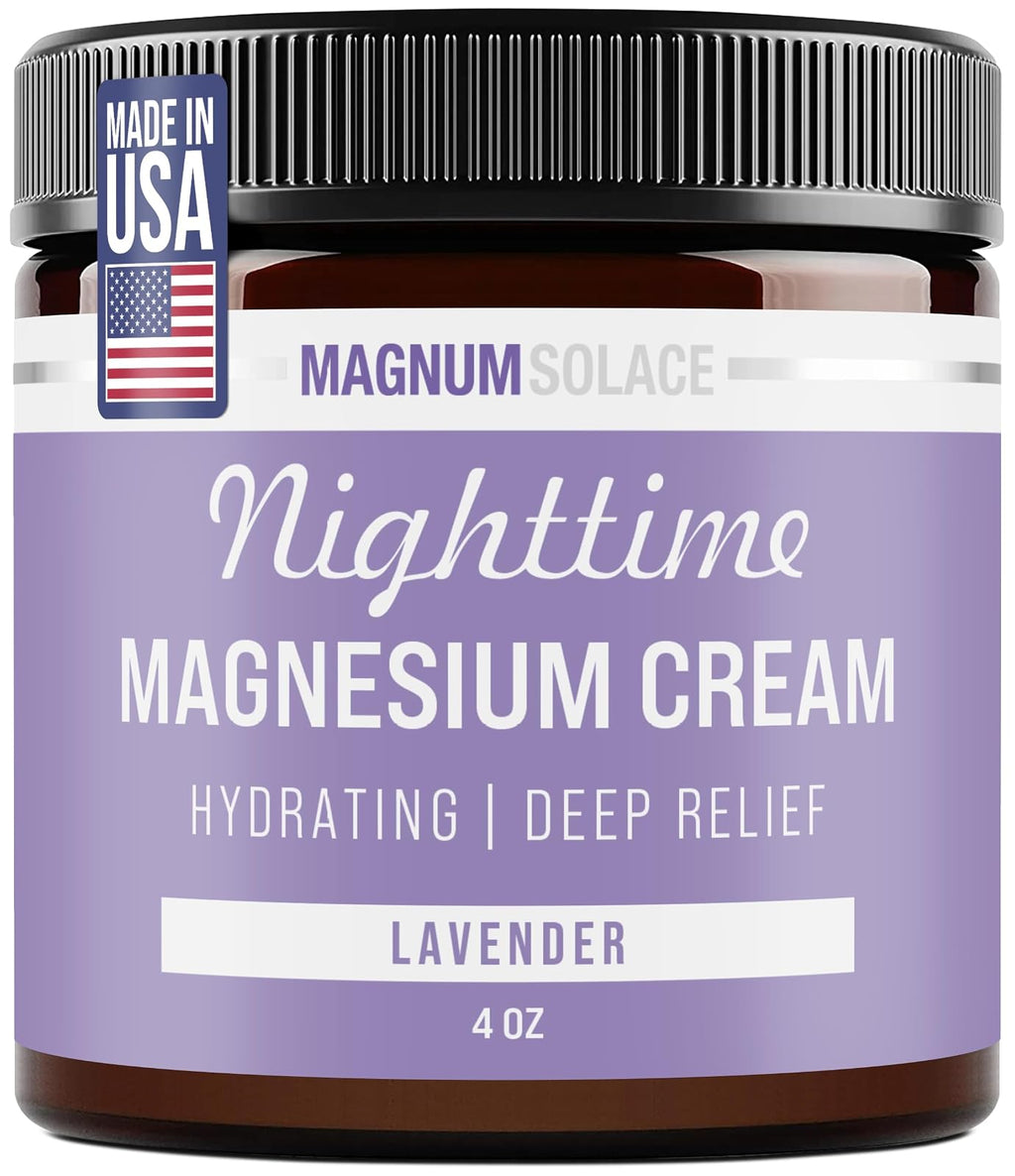 Magnum Solace magnesium lotion for relaxation