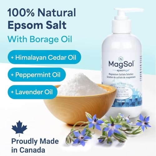 Magsol magnesium lotion for pain relief