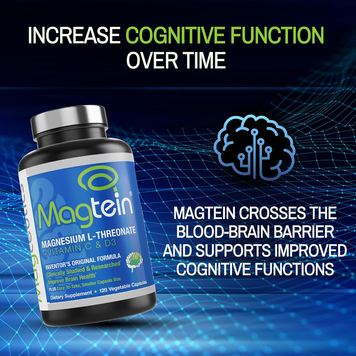 Magtein magnesium for stress relief
