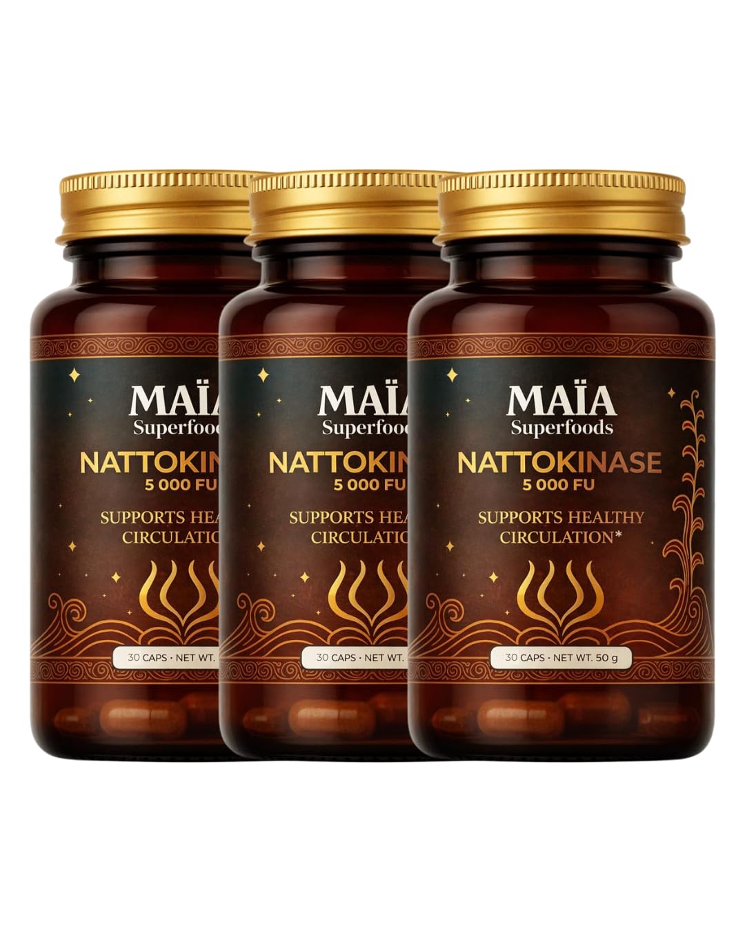 Maia Nattokinase 5000 FU capsules