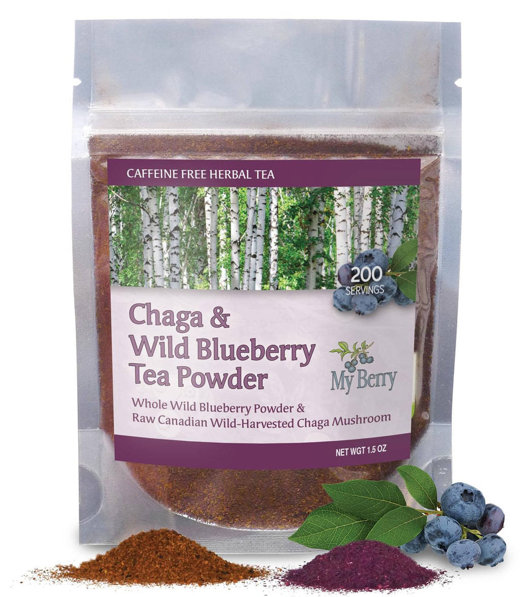 Maine Chaga herbal tea powder