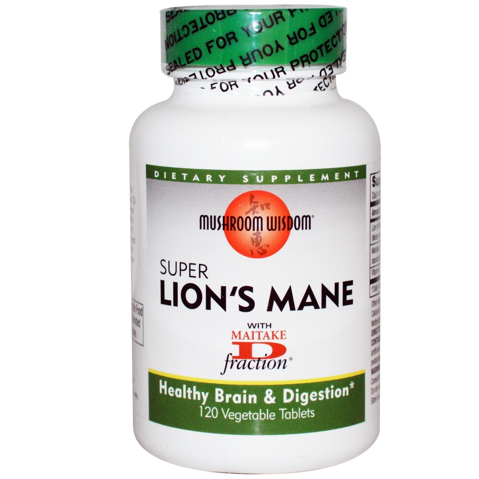 Maitake lion's mane mushroom capsules
