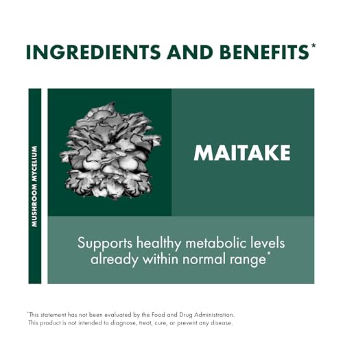Maitake mushroom capsules for energy