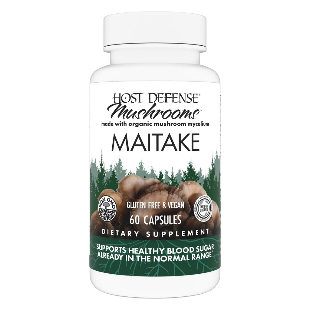 Maitake mushroom capsules for immunity