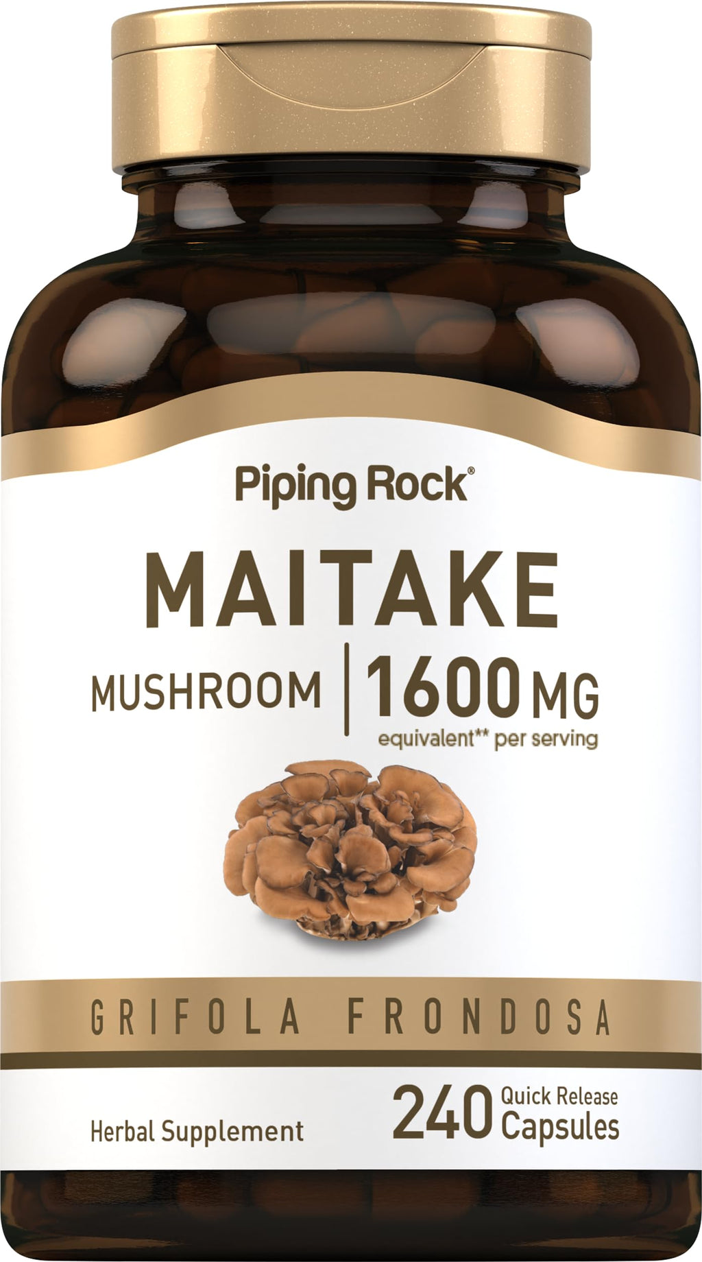 Maitake mushroom capsules for immunity