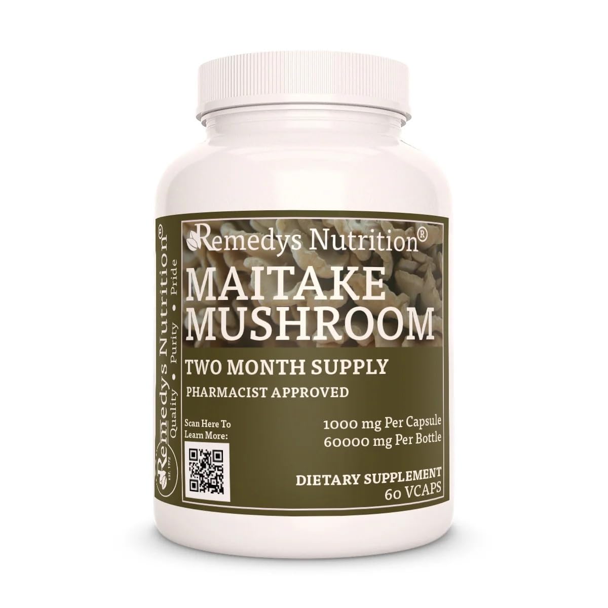 Maitake mushroom capsules for immunity