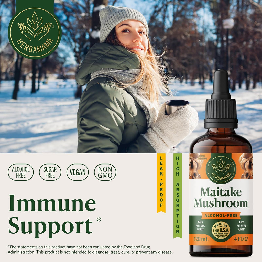 Maitake mushroom extract for immune support