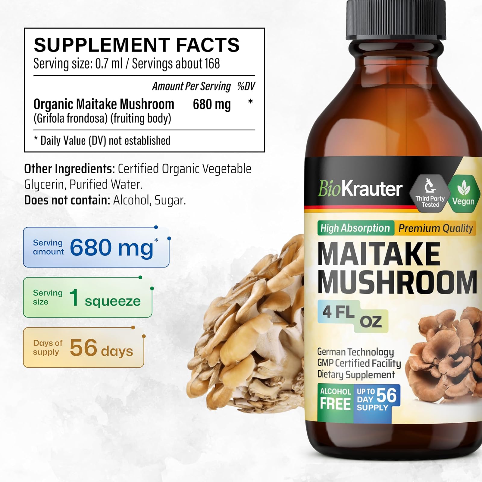 Maitake mushroom for immune support