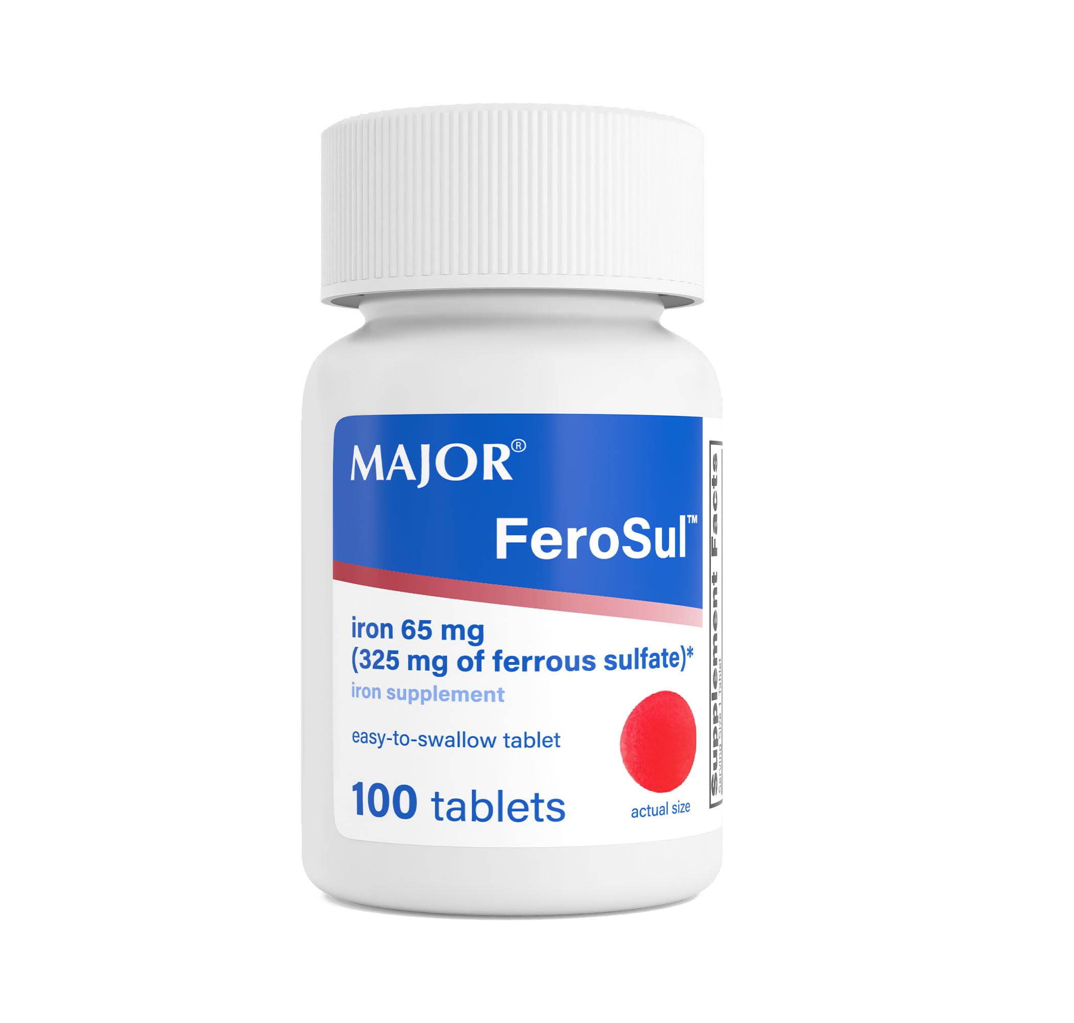 Major Ferosul iron supplement tablets