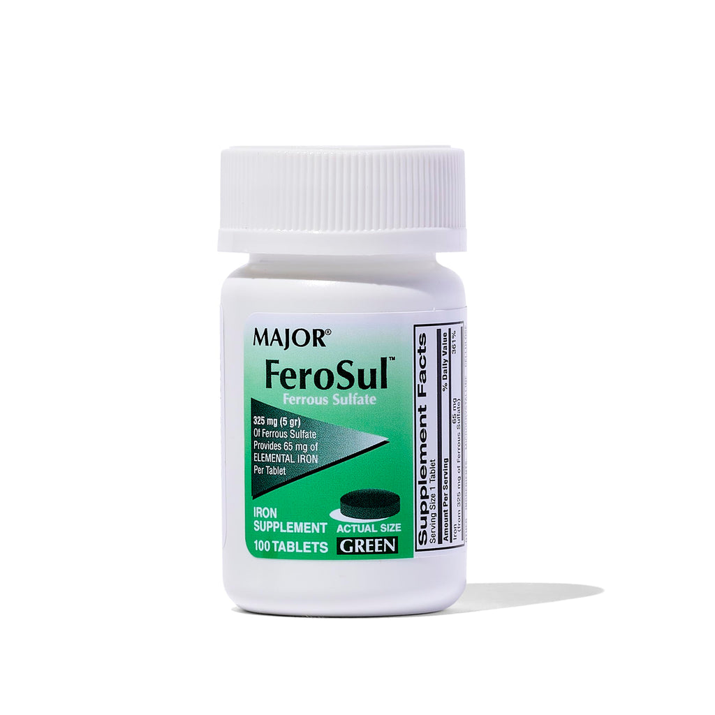 Major Ferosul iron supplement tablets