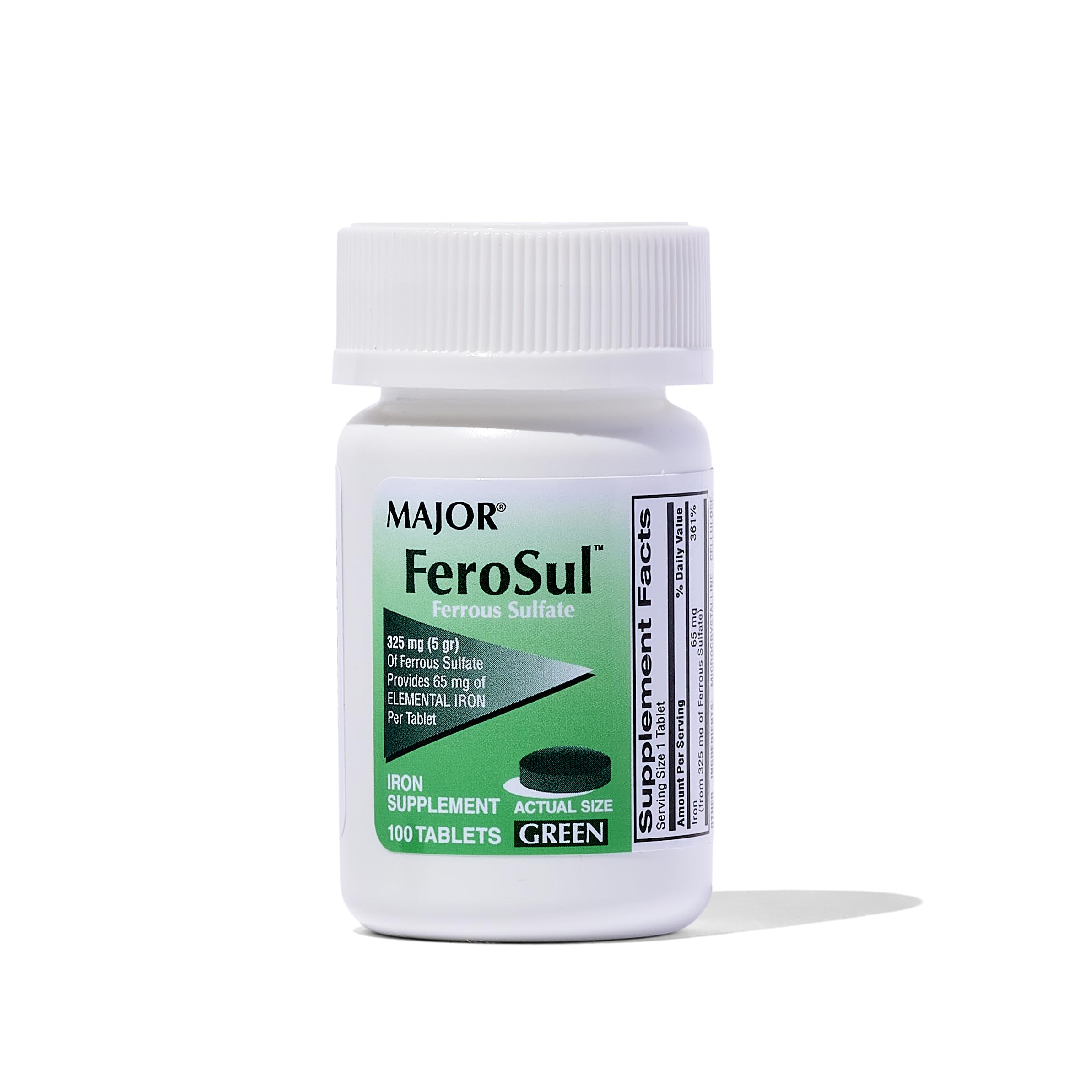 Major Ferosul iron supplement tablets