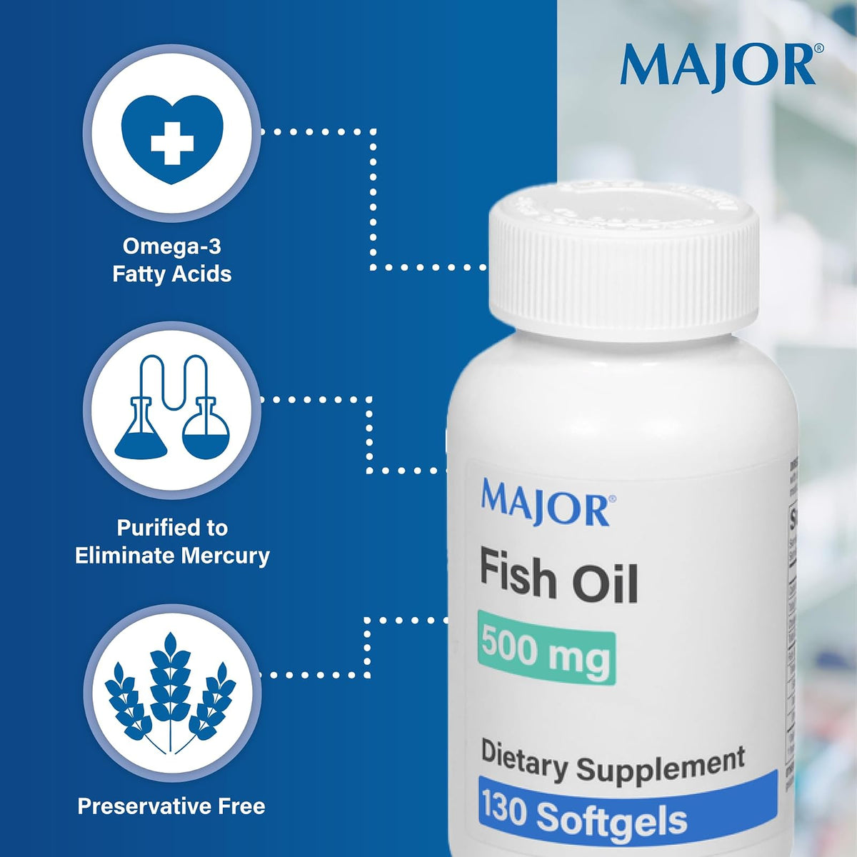 MAJOR fish oil 500 mg benefits