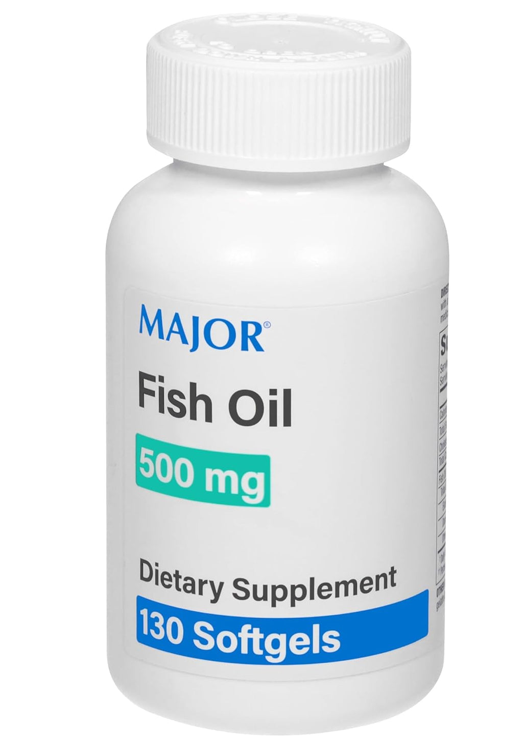 MAJOR fish oil softgels 500 mg