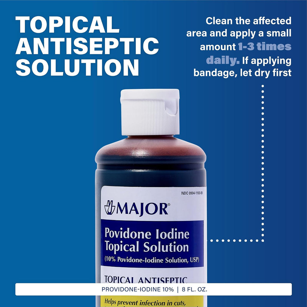 Major iodine solution for skin disinfection