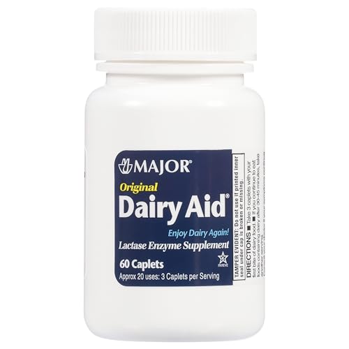 MAJOR lactase enzyme for lactose intolerance