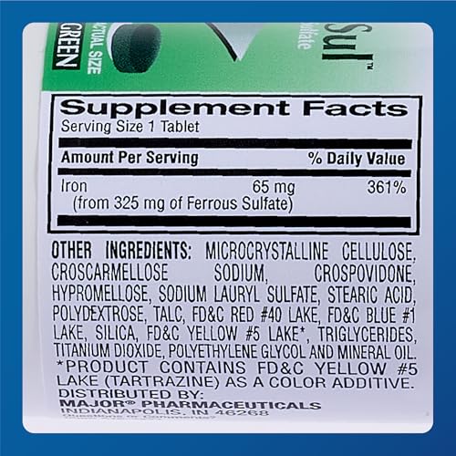 Major Pharmaceuticals iron for vitality