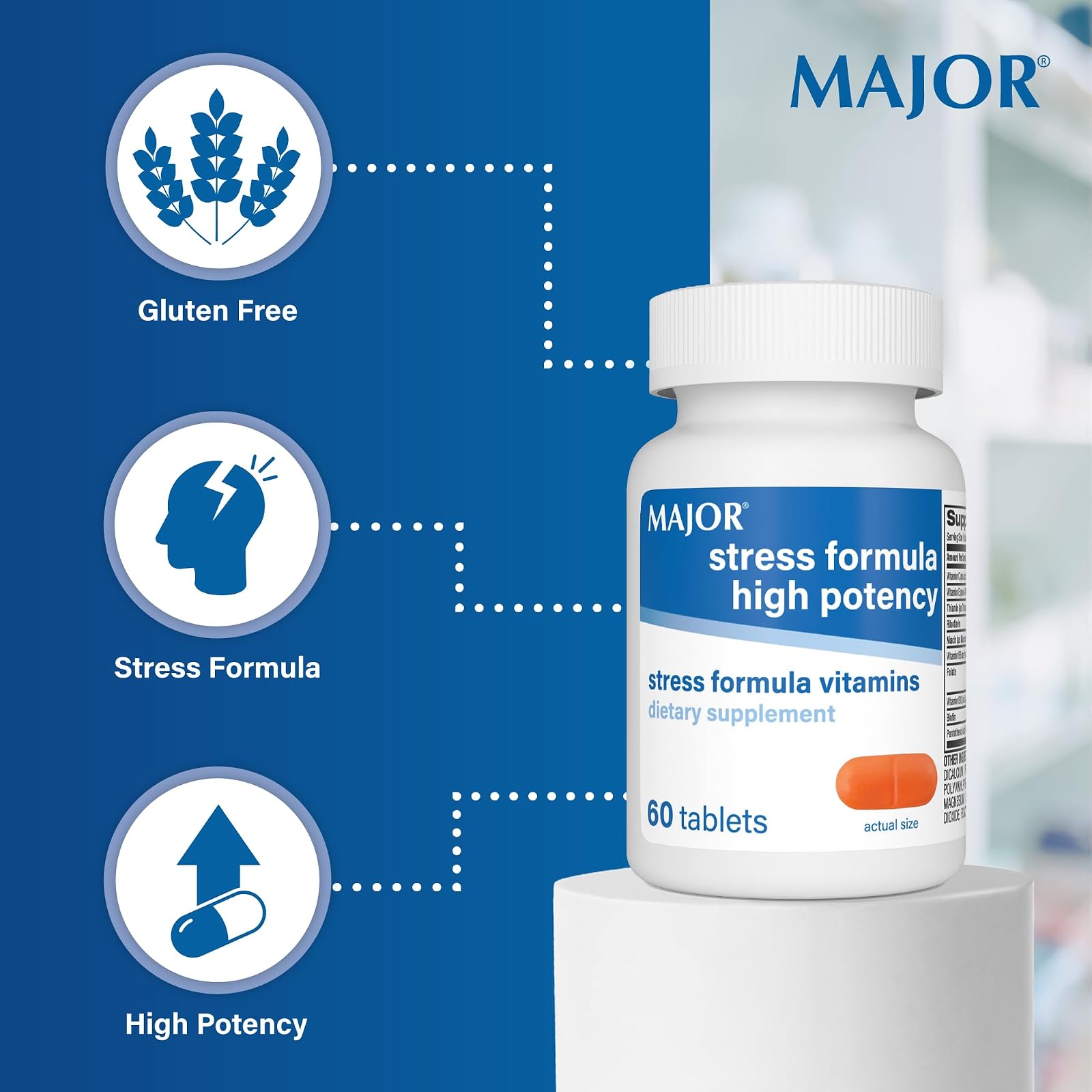 MAJOR Stress Formula natural stress relief supplements