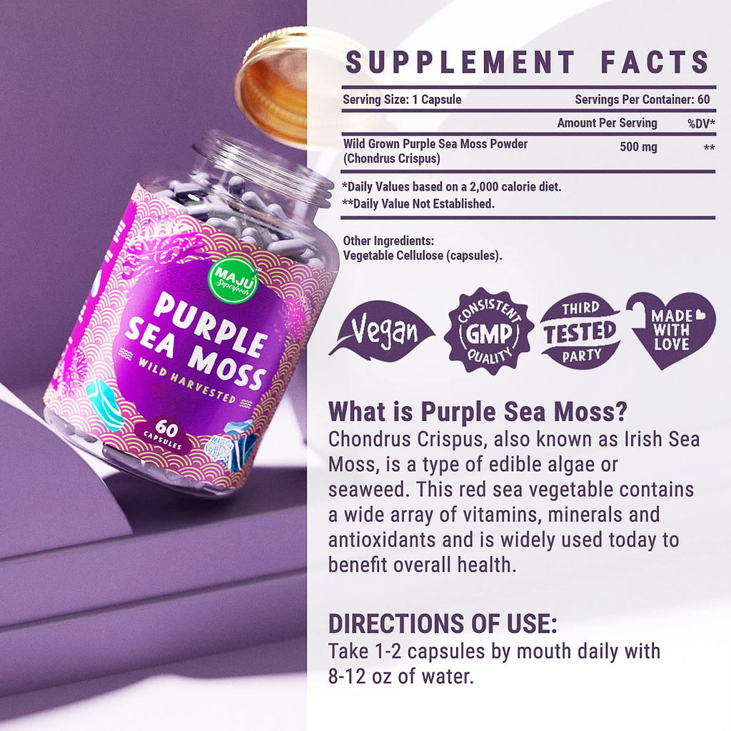 MAJU sea moss for holistic health