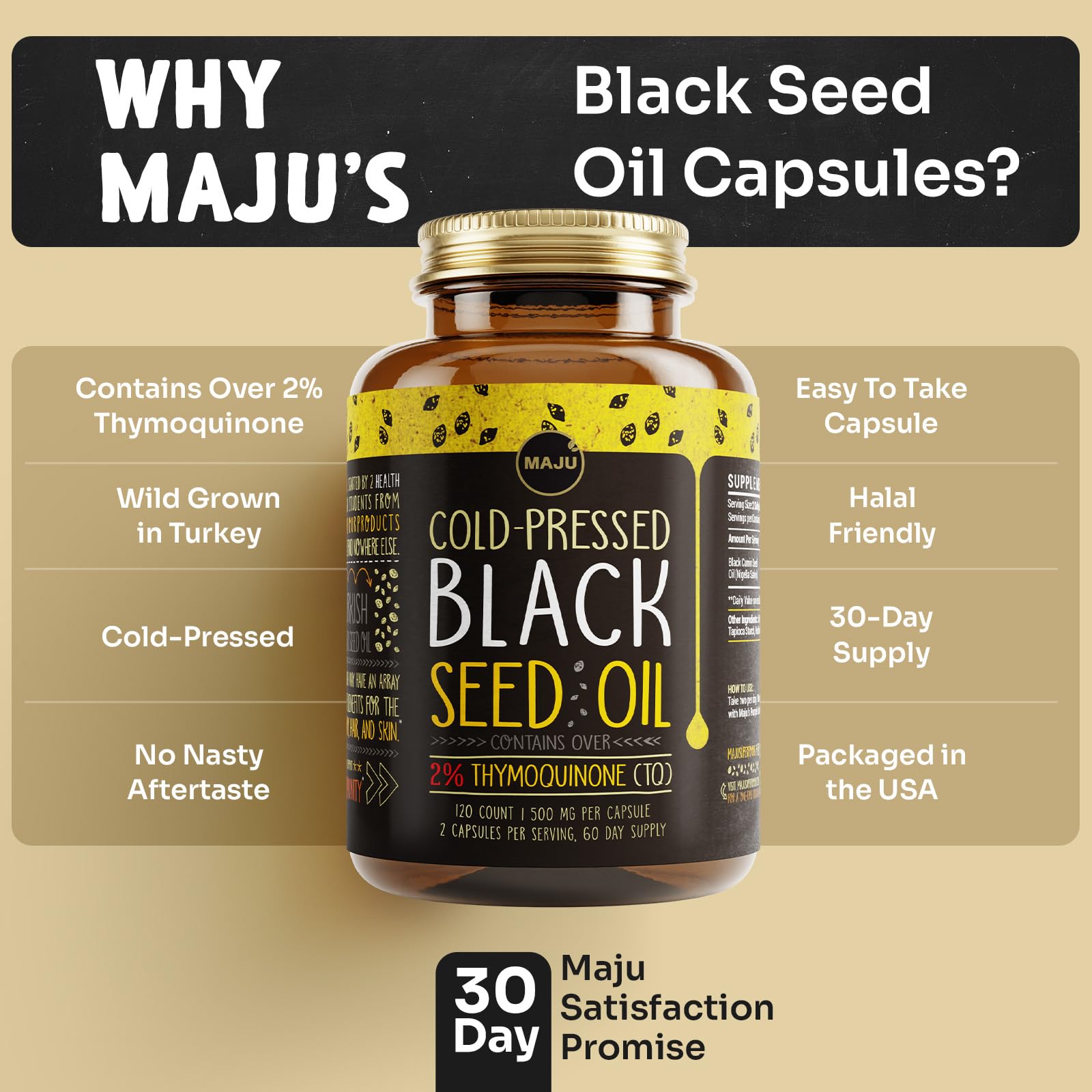 Maju Superfoods black seed oil extract